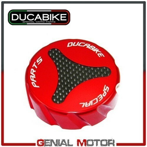 Fluid Tank Cap Rear Red TLS07A Ducabike Ducati Multistrada 950 Touring ...