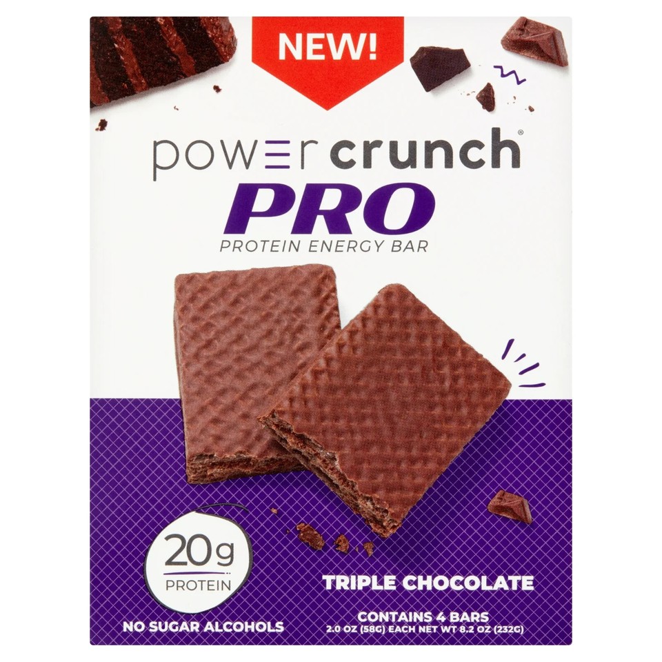 Power Crunch PRO Triple Chocolate High Protein Bar, 20g Protein, 2 oz ...