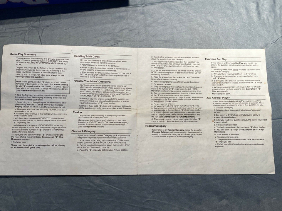 People Weekly Trivia Board Game Parker Brothers 1984 Vintage w ...