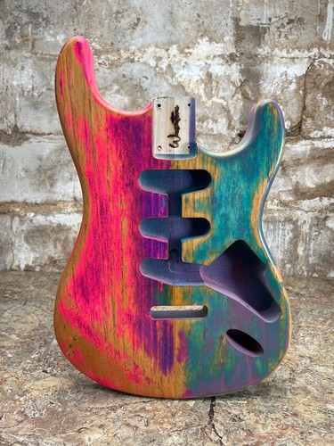 Warmtone Custom Guitars Strat Style Guitar Body Relic “Colors” | eBay