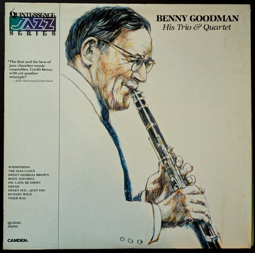 BENNY GOODMAN His Trio & Quartet BIG BAND SWING JAZZ LP Vinyl Record ...