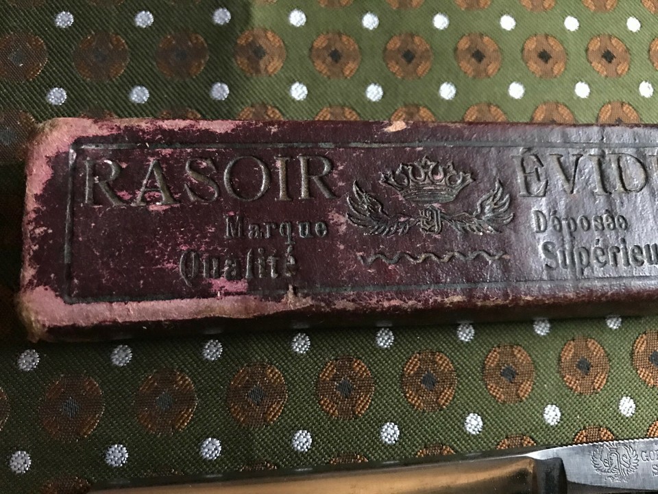 rasoir ancien GOEDECKE & CO cut throat coupe choux antique rare ...