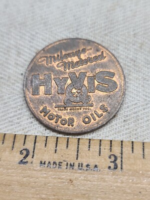 HYVIS MOTOR OILS Token Medal Coin GAS AND OIL collectable Token (OK) | eBay