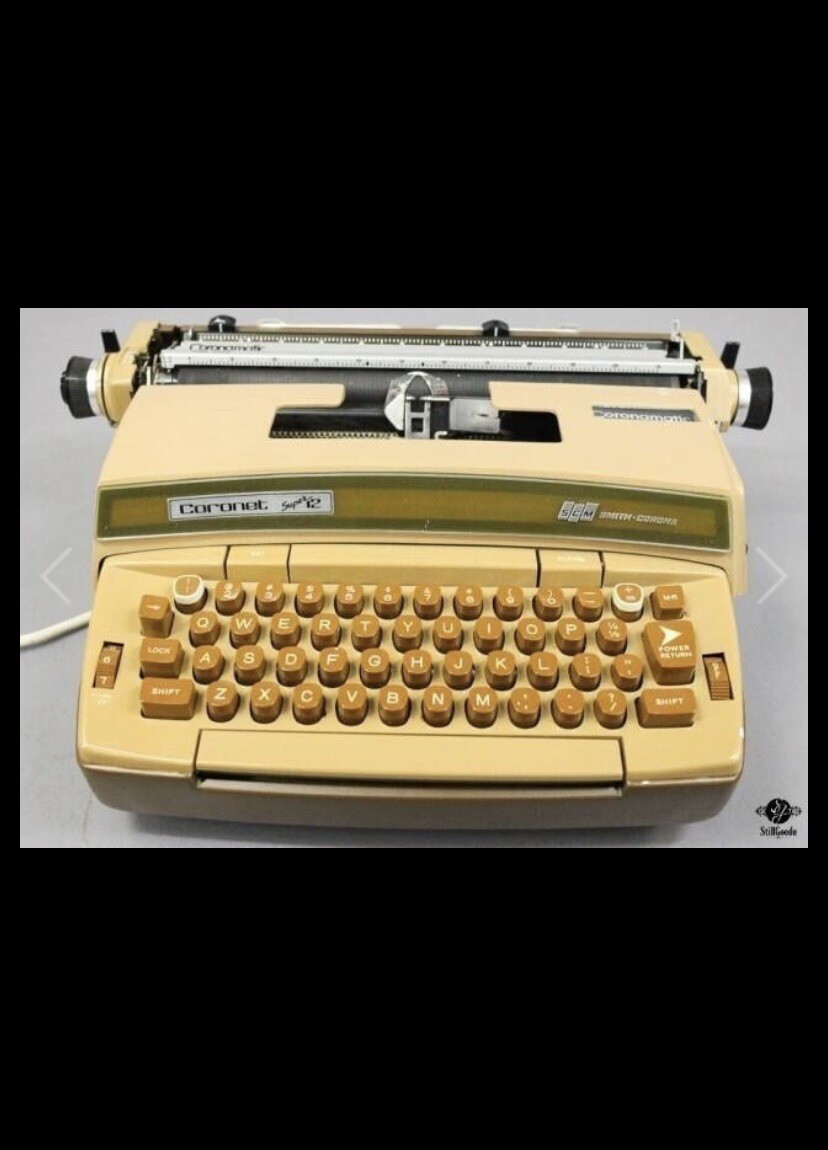 Vintage Smith Corona Coronet Super 12 Electric WORKING Typewriter w ...