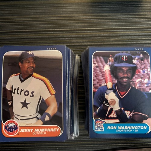 1986 fleer baseball complete your set (201-422) you pick | eBay