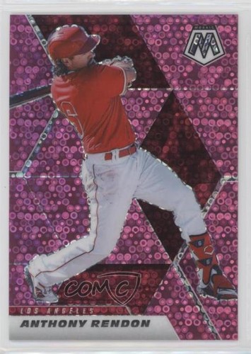 2021 Panini Mosaic Quick Pitch Pink Mosaic Prizm 9/20 Anthony Rendon ...