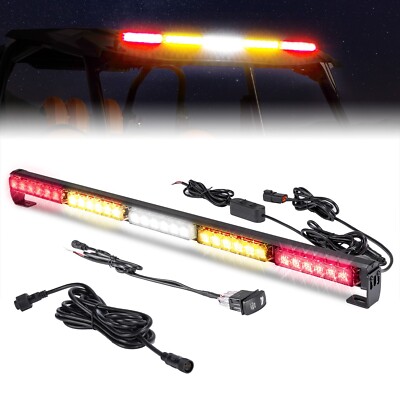 30" UTV Rear LED Chase Light Bar Reverse for For 2020-2025 Polaris RZR ...