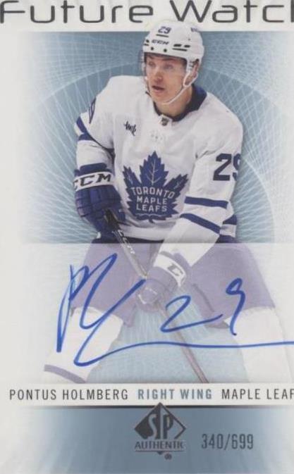 2022-23 SP Authentic - 2012-13 Retro Autographed Future Watch Pontus ...