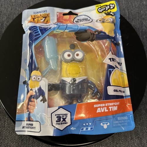 Despicable Me 4 Minions Super Stretchy Mega Minion AVL Tim Toy Kid Dave ...