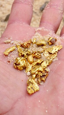 Guaranteed Unsearched GOLD Paydirt + Added Gold with Crystals and ...