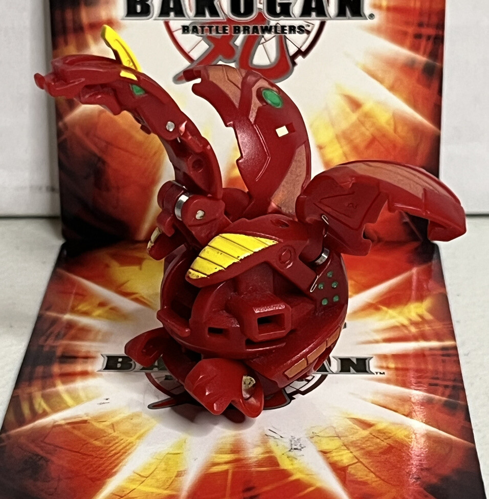 Bakugan Battle Brawlers New Vestroia Red Pyrus Cyborg Helios 620G Free ...