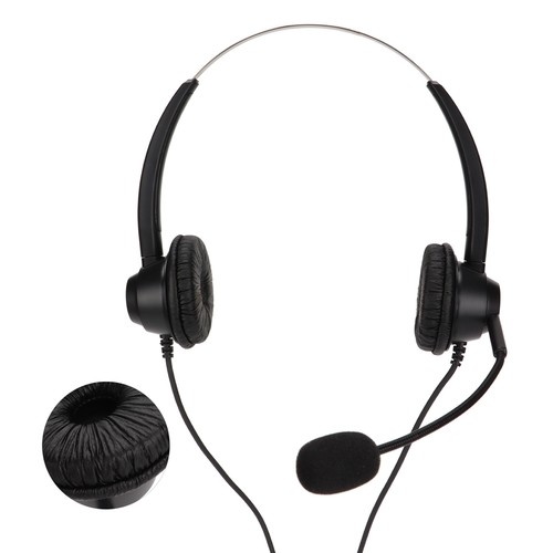 H360D‑3.5‑U901 Binaural Business Headset 3.5mm USB Office Headset ...