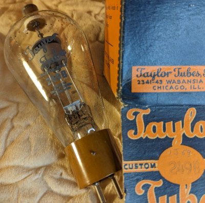 Taylor Tubes 249B Custom Built linear amplifier tube - 1J59 | eBay