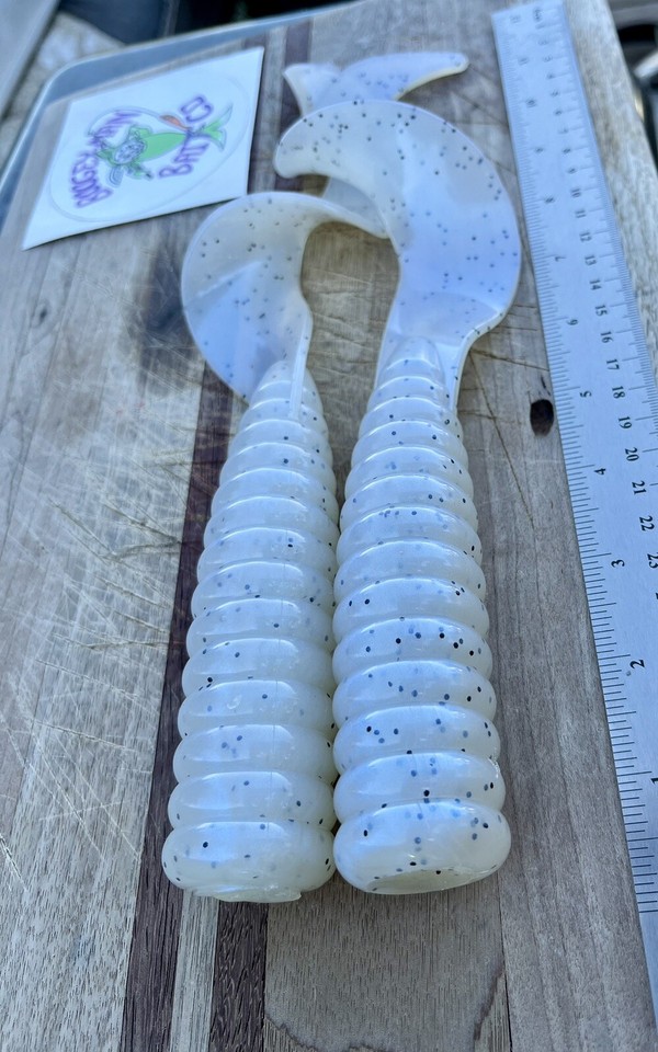 Boogey Man Bait Co. 12” Jigging Grub Saltwater Fishing Grouper Halibut ...