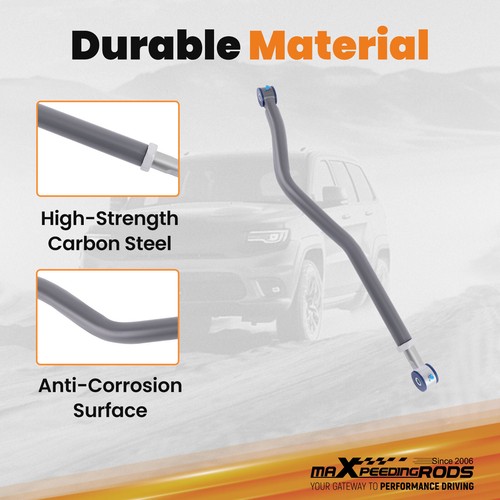 Adjustable Front Panhard Rod Track Bar for 18-2024 Jeep Wrangler JL ...