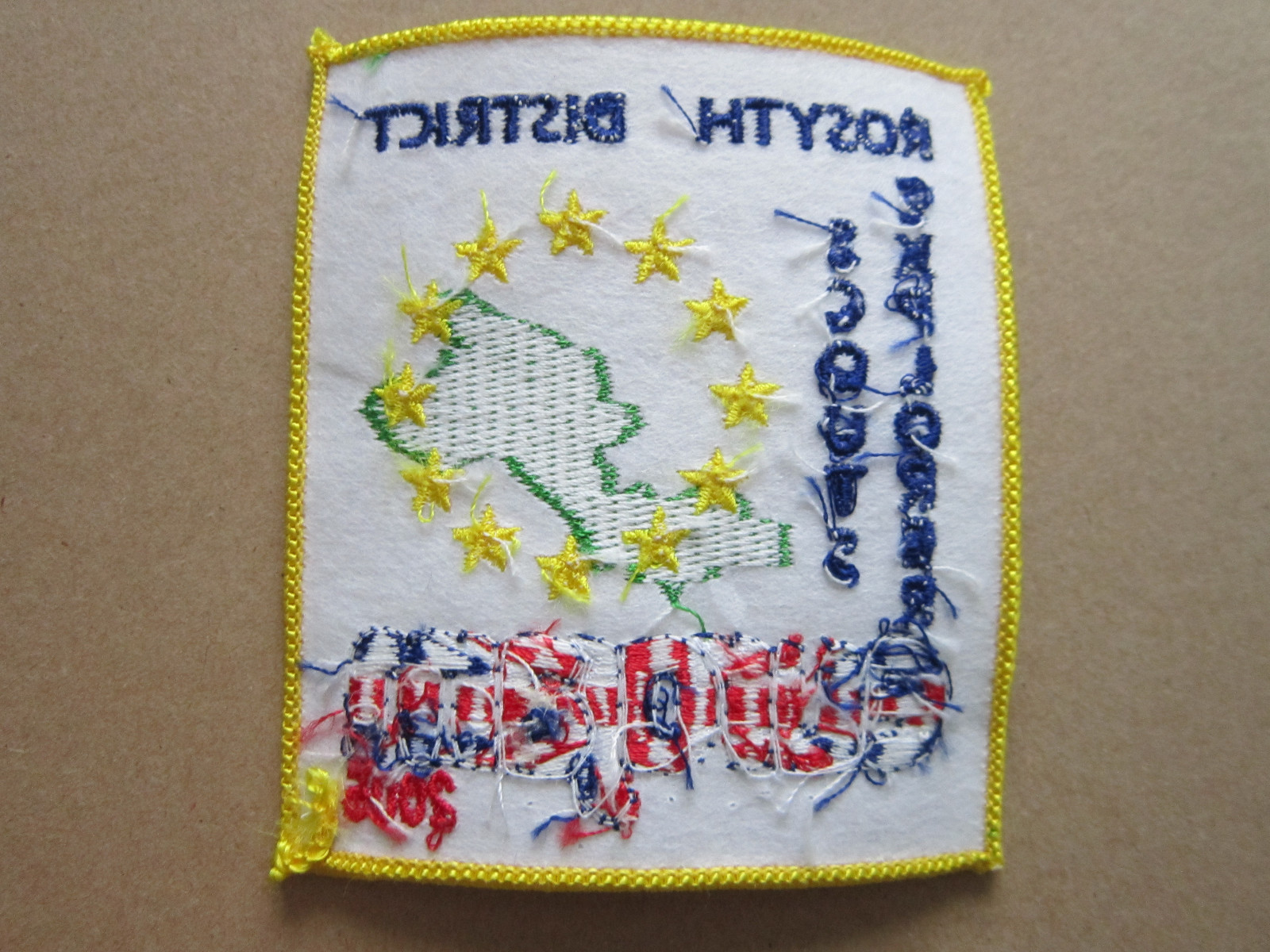 Rosyth Explorer Eurojam 2005 Cloth Patch Badge Boy Scouts Scouting L3K ...