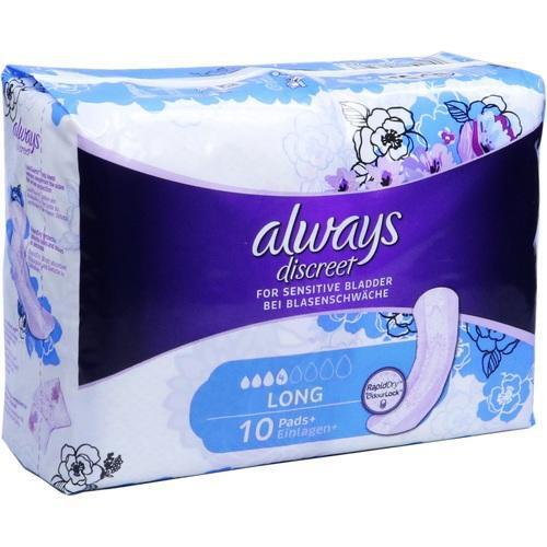 ALWAYS discreet Inkontinenz Binden long 10 St | eBay.de