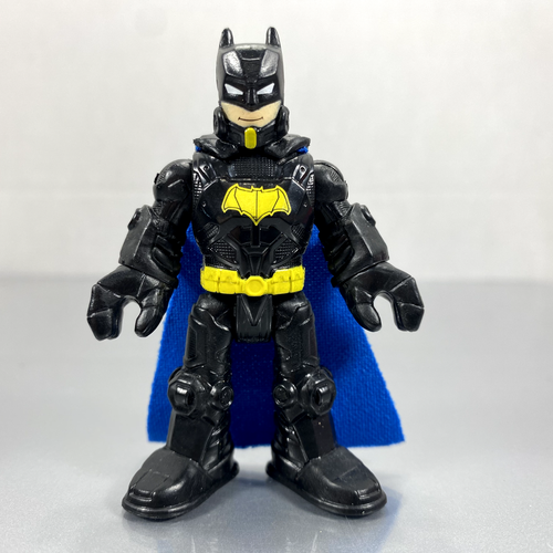 Imaginext DC Super Friends BATMAN figure vs Superman armor w/blue cape ...