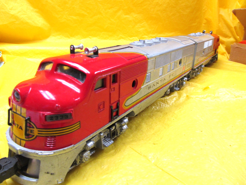 Lionel Early Postwar 2333 Santa Fe F3 Diesel AA Units - Bright | eBay