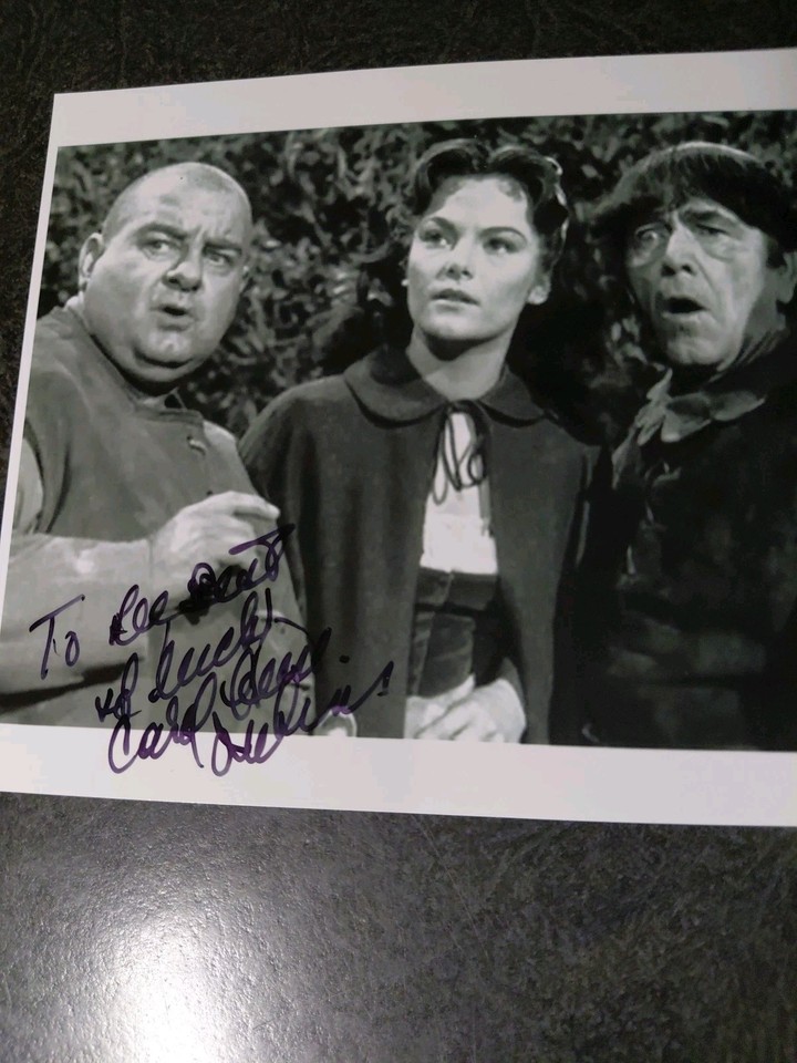 CAROL HEISS Hand Signed Autograph 4X6 photo = FIGURE SKATER & THREE ...
