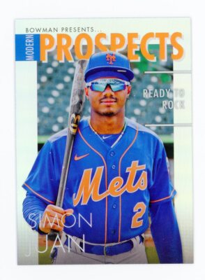 2023 Bowman Chrome Simon Juan #MP-13 Modern Prospects New York Mets | eBay
