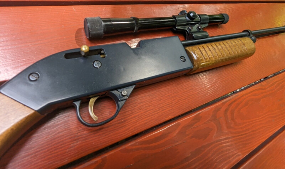 1970 Crosman Powermaster 760 Airgun-"Tootsie Roll" +Scope, New Seals ...