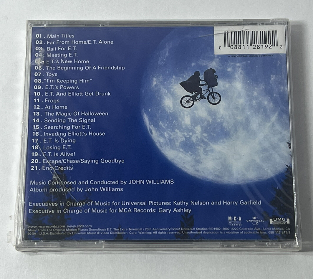 E.T. The Extra-Terrestrial (20th Anniversary) (Original Soundtrack) by ...