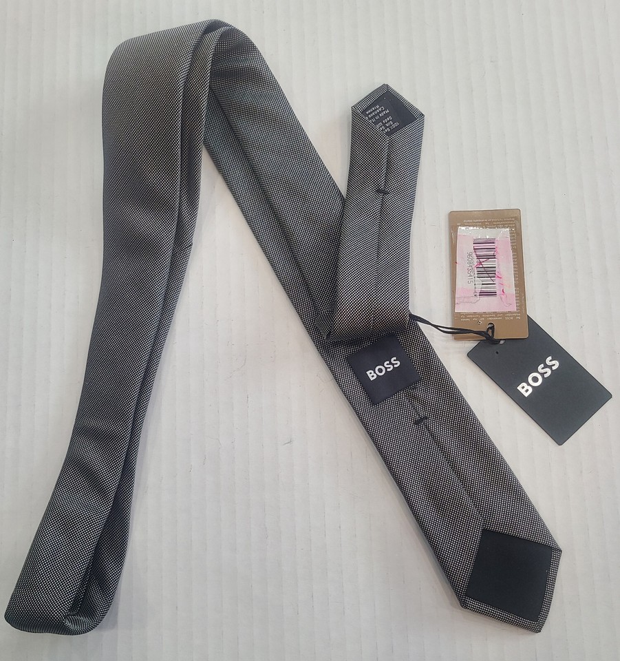 NWT BOSS Hugo Boss (Hugo Boss Black Label) Silk Tie 'Tie 6 cm' | eBay