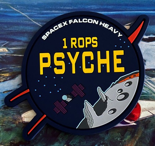 PSYCHE 1 ROPS FALCON 9 FALCON HEAVY SPACEX PVC PATCH 🚀 | eBay
