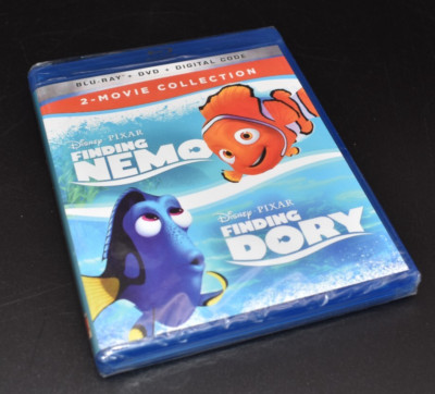 New 2- Movie Collection Finding Nemo / Finding Dory ~ Blu-Ray, DVD ...