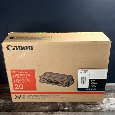 Canon PC 20 Black Toner Cartridge F41-2302-702 New Open Box | eBay