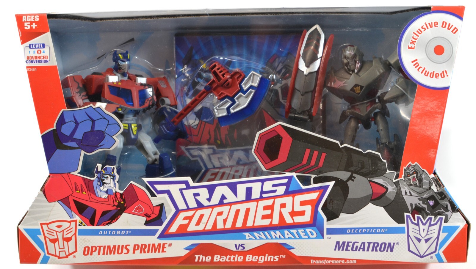 Transformers Animated Optimus Prime Vs Megatron