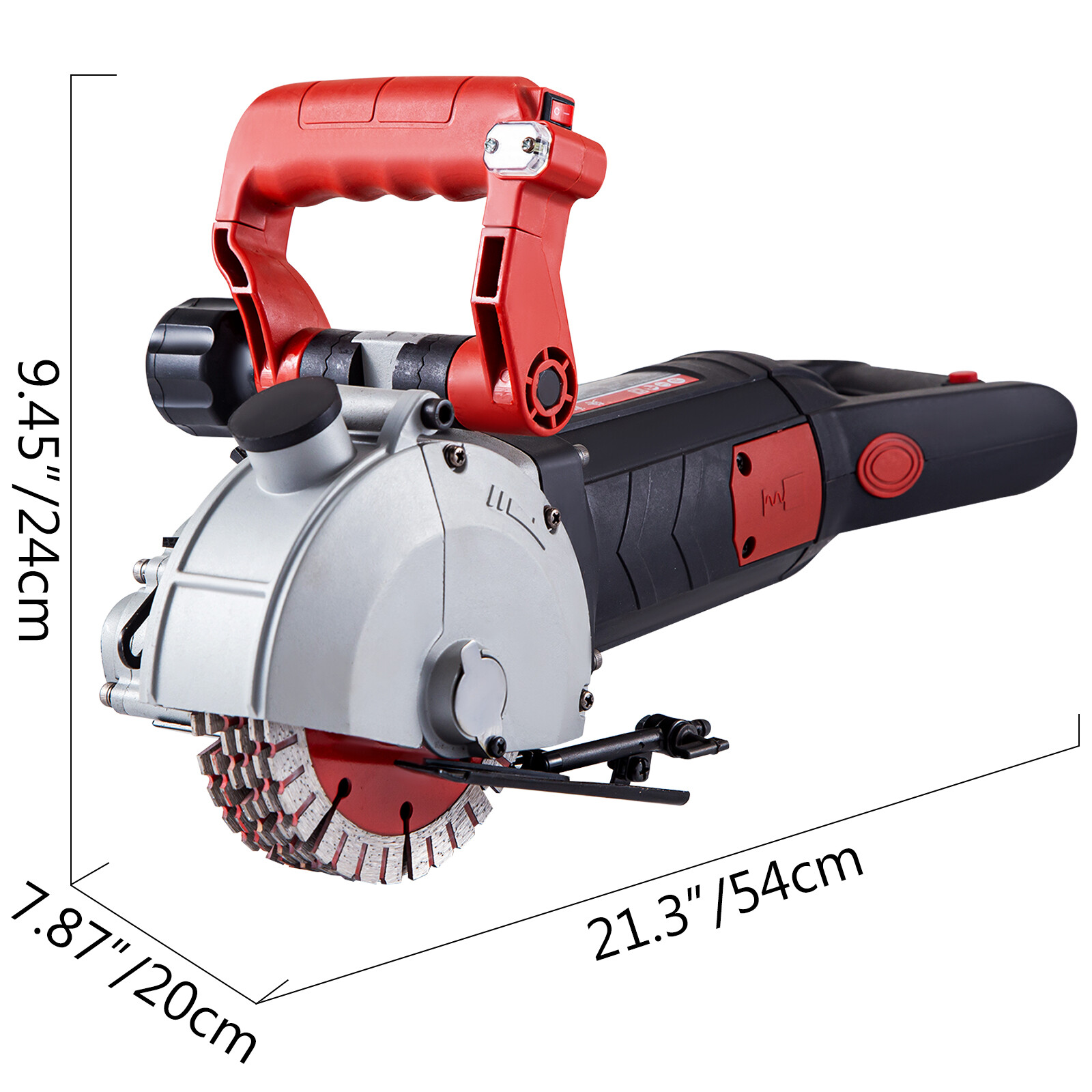 Wall Chaser Wall Groove Cutting Machine 52 mm Depth Wall Slotting ...