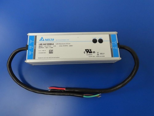 Delta Electronics LNE-54V185WAAA LED Power Supplies 54V 185W IP65 VR ...