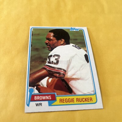 1981 Topps Reggie Rucker Cleveland Browns 9 Ex Free Shipping | eBay