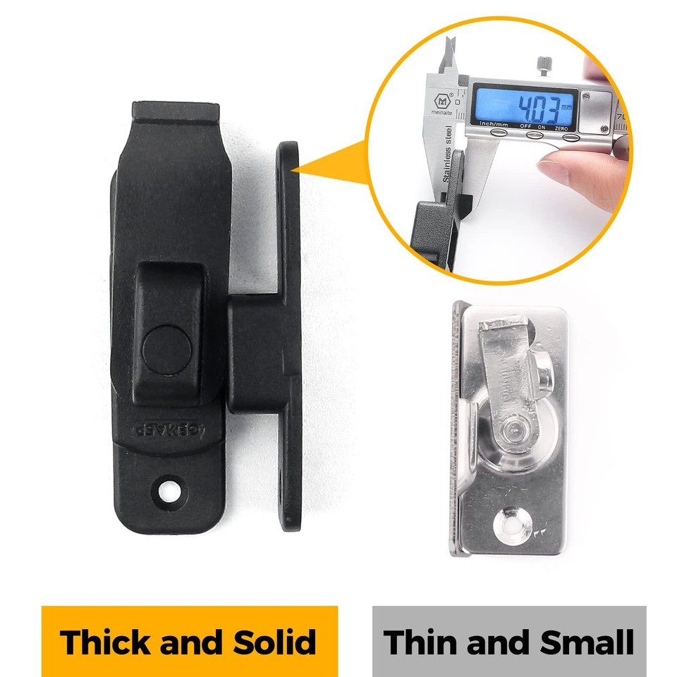 Door Lock Latch 90 Degree Flip Barn Door Lock Secure Portable Hook Lock ...