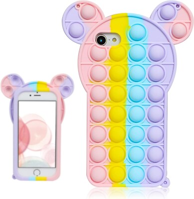 75 x Mouse Fidget Case for iPhone 6/6S/7/8/SE 2020 4.7" Soft Silicone ...