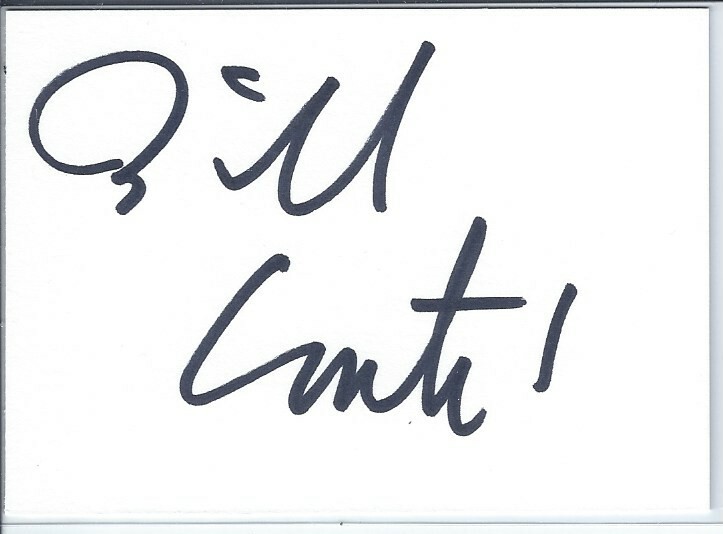 Bill Conti Original Autograph Signed 2.5 x 3.5 Card | eBay