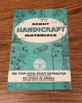 Scout Handicraft Materials - Tri-Fold Leaflet with Scout crafts - Jan ...
