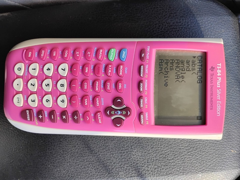 ti 84 plus silver edition pink | eBay