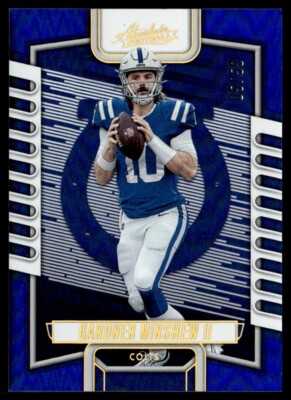 2023 Panini Absolute Blue Gardner Minshew II 05/50 Indianapolis Colts ...