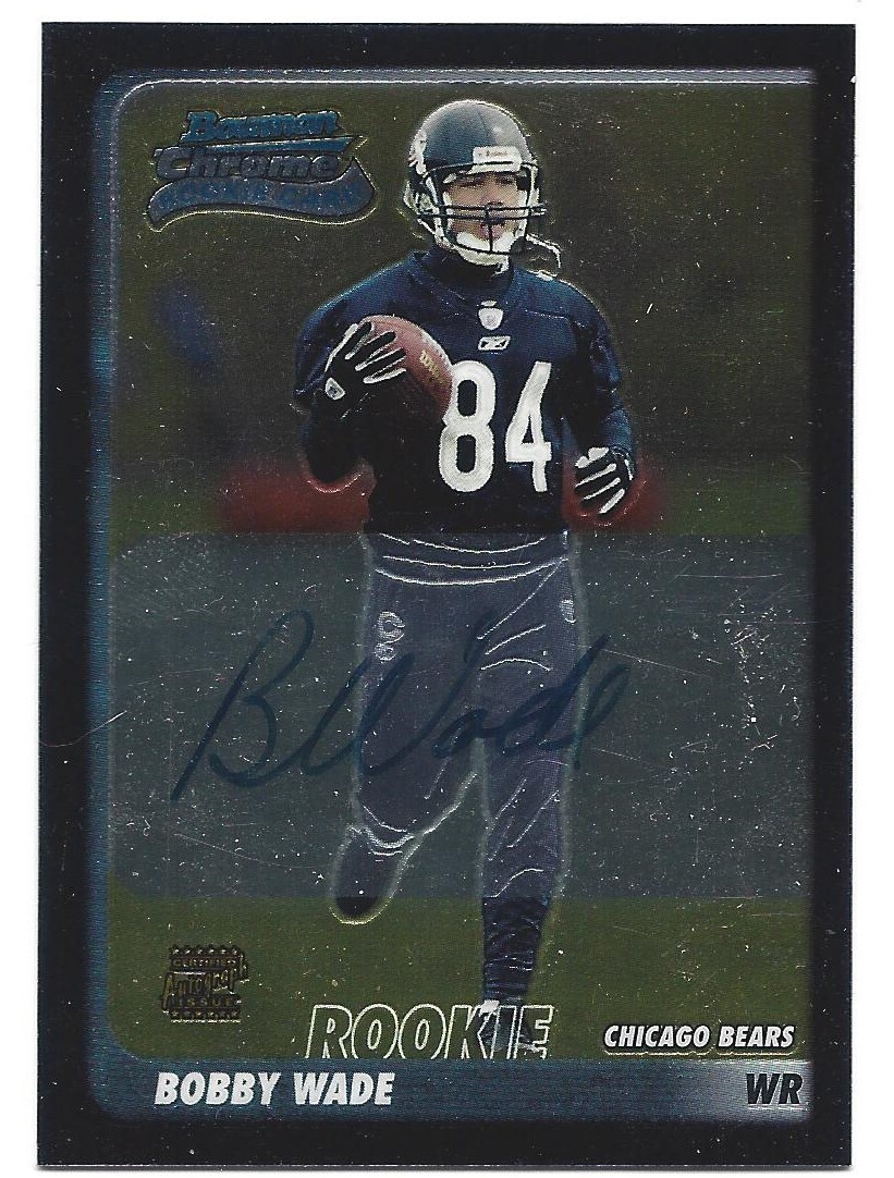 2003 Bowman Chrome Autographed Rookie Card - Bobby Wade | eBay