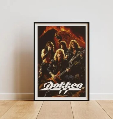 Dokken - poster on the theme of the famous Heavy Metal group 3 | eBay