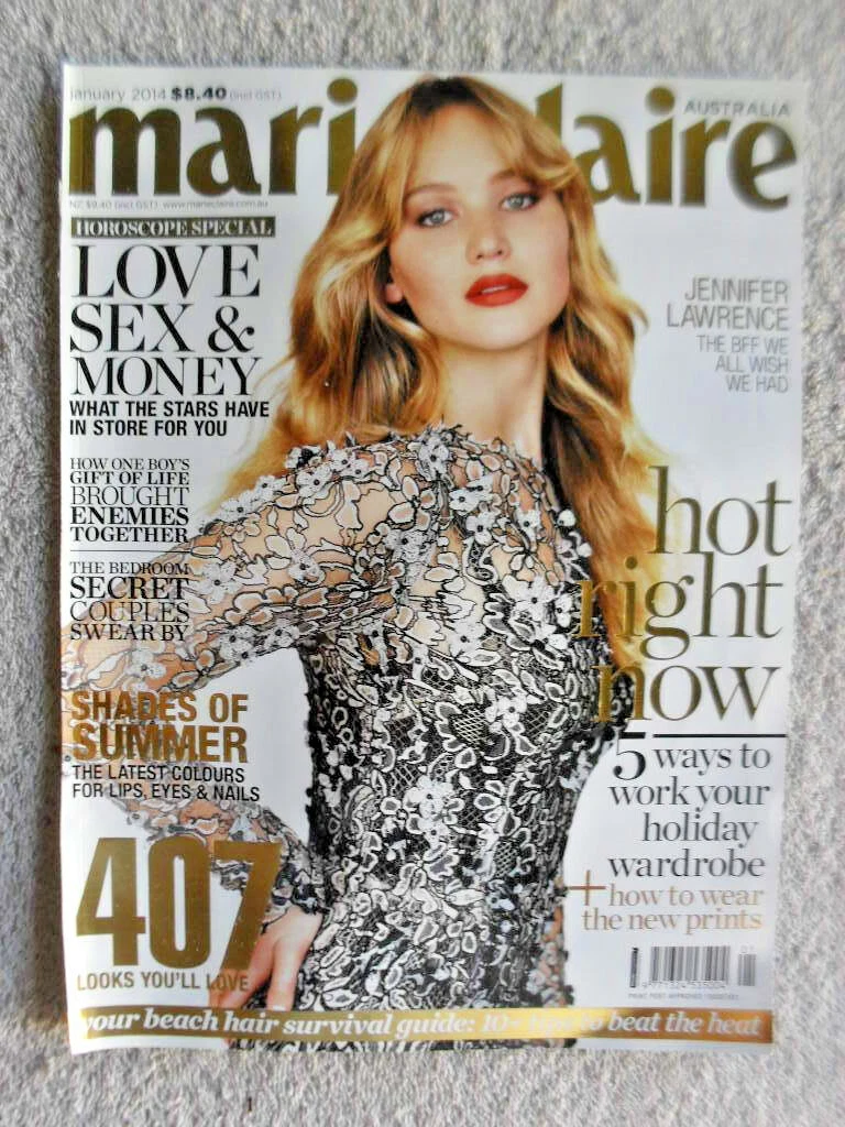 Jennifer Lawrence Magazine Cover