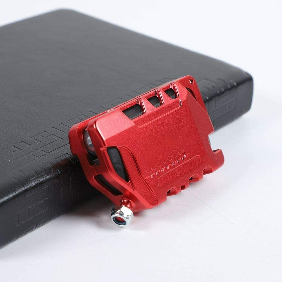 Red Key Fob Cover Case Ring Key Holder Shell for Jeep Wrangler JL JLU ...