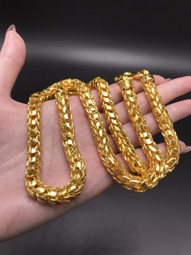 9999 Solid 24k Gold Dragon Scale Chain Necklace 300 Gram CUSTOM | eBay