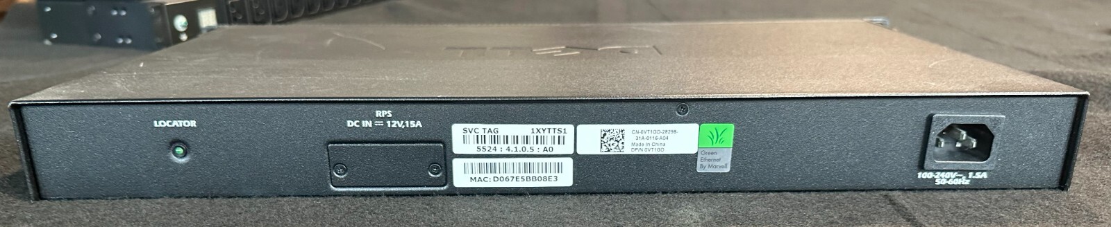 Dell PowerConnect 5524 24 Port PoE 2x 10GbE SFP+ Gigabit Ethernet ...