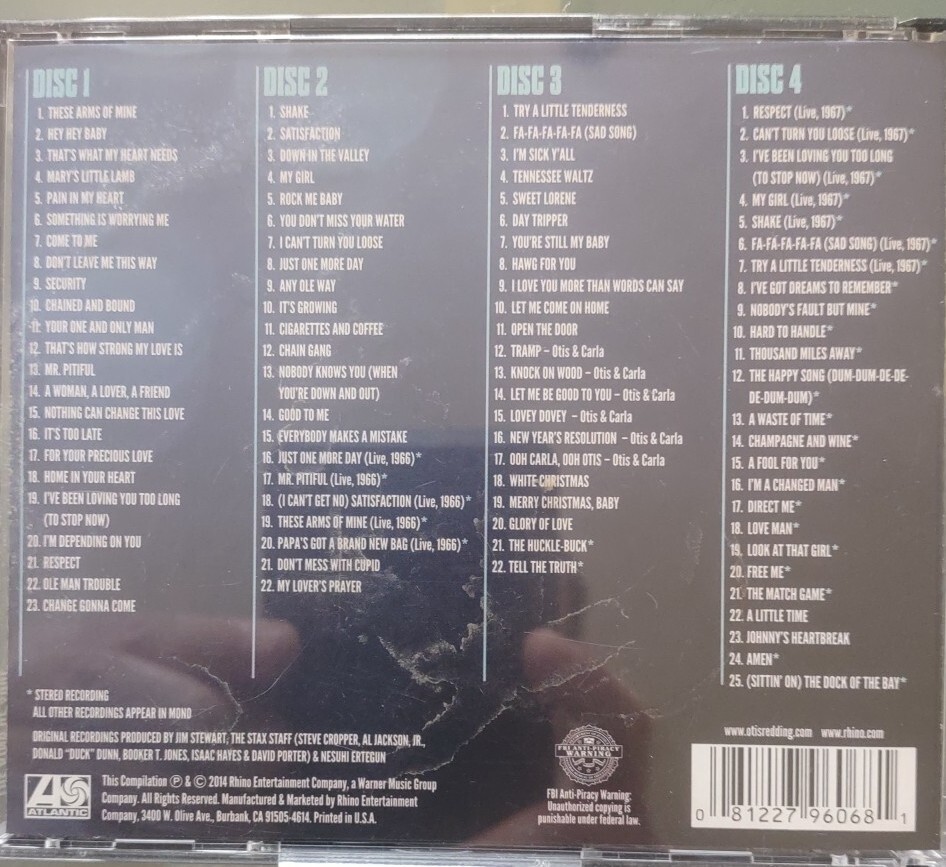 King of Soul by Otis Redding (CD, 2014), 4 CD career retrospective 81497930681| eBay