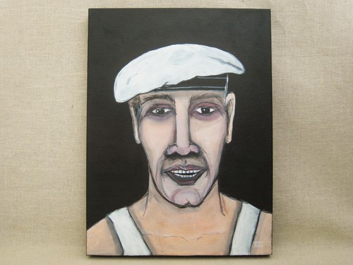 Male Portrait Painting, Sailor, Paintings of Men, Original Fine Art ...