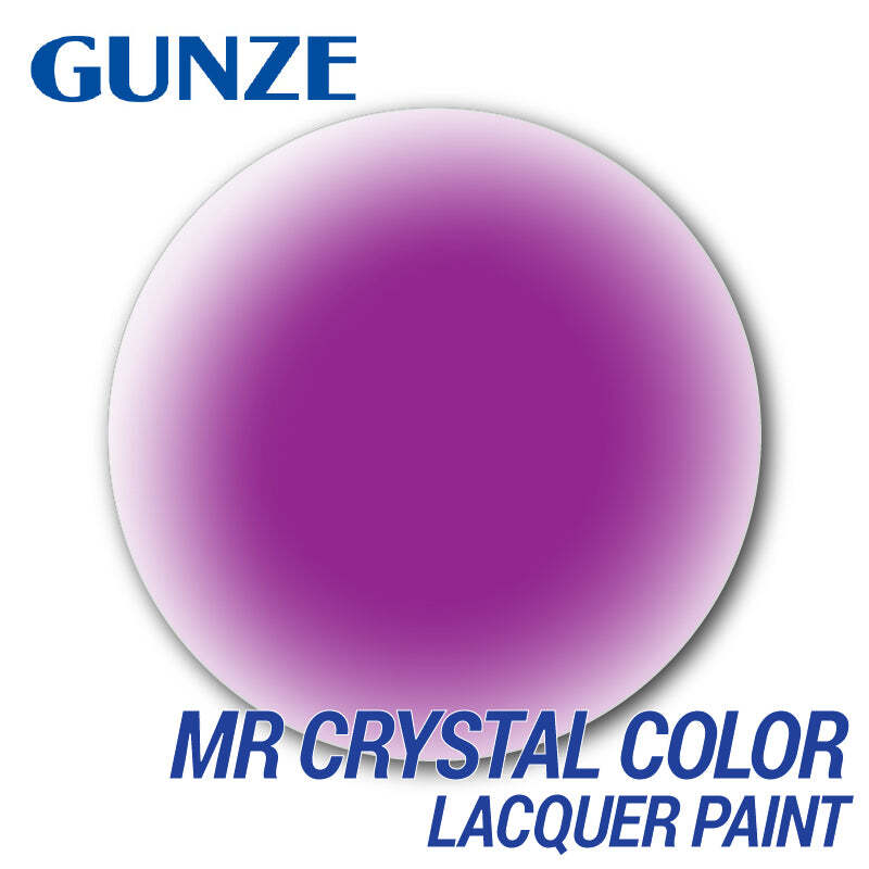Mr Hobby (Gunze) XC04 Acrylic Mr Crystal Colour Amethyst Purple Lacquer ...